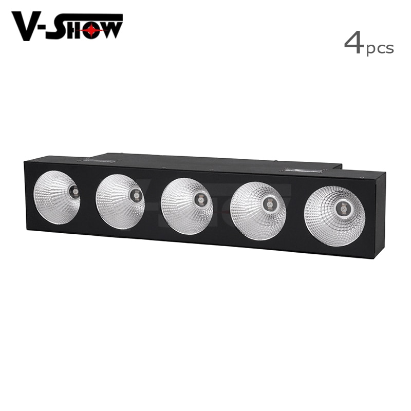 4pcs 5dot RGBW led matrix beam wall washer bar dmx stage light with ...