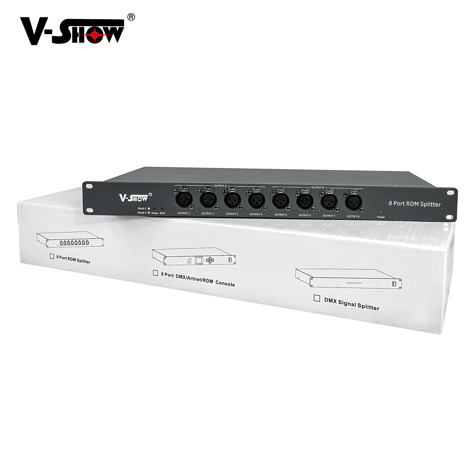 VSHOW RDS24 8 Port RDM splitter
