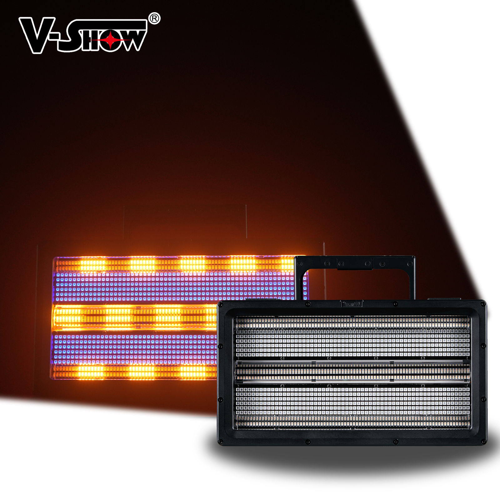 V-Show V8 Flasher High Power Strobe Light Disco DJ Effect White Strobe ...