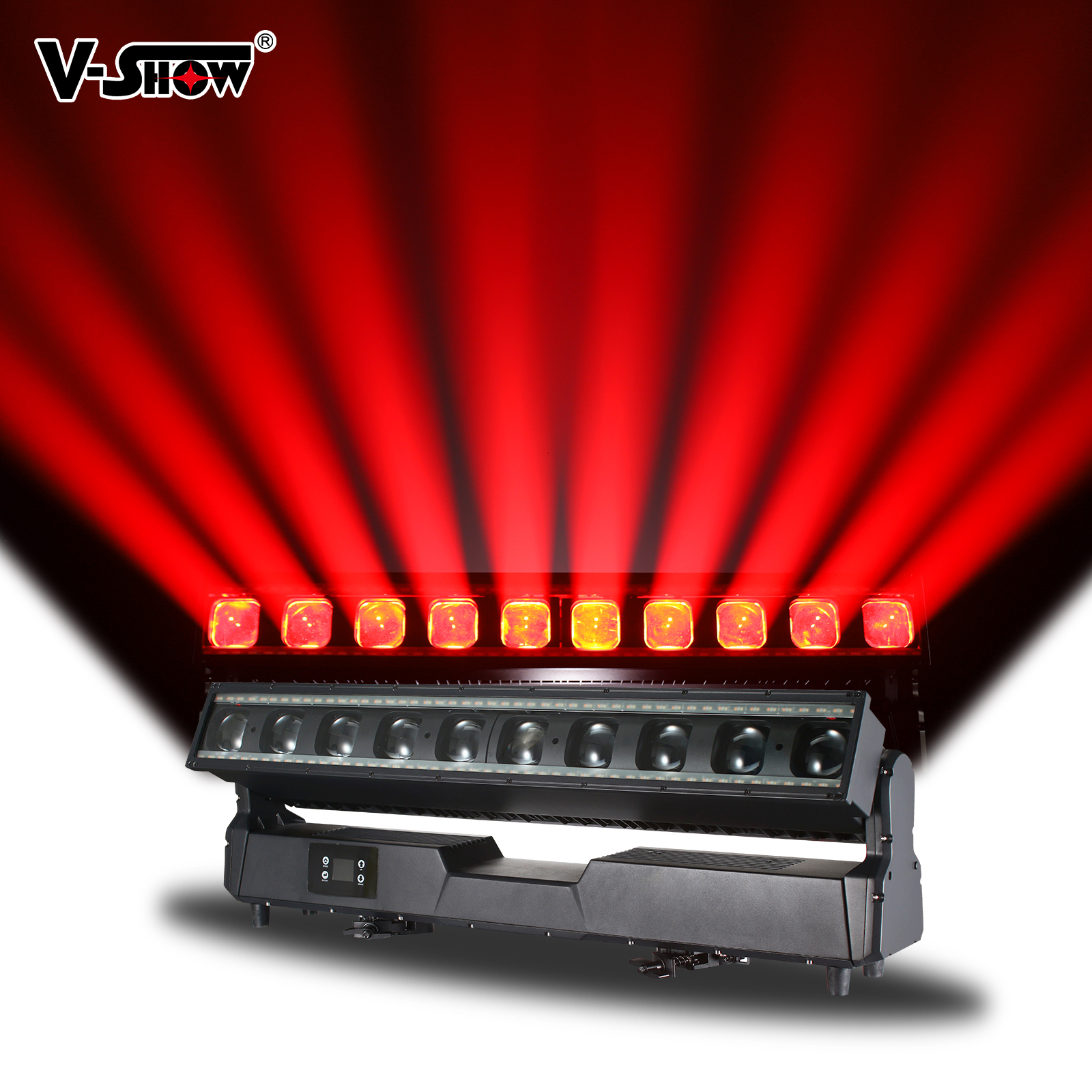 VSHOW P1060S Waterproof Zoom moving LED Bar 10*60W with strobe lines
