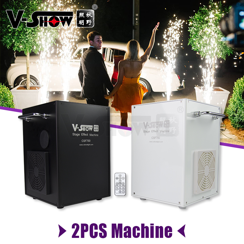 2pcs CSF900 Black 900W Cold Spark Firework Machine For Wedding Events ...